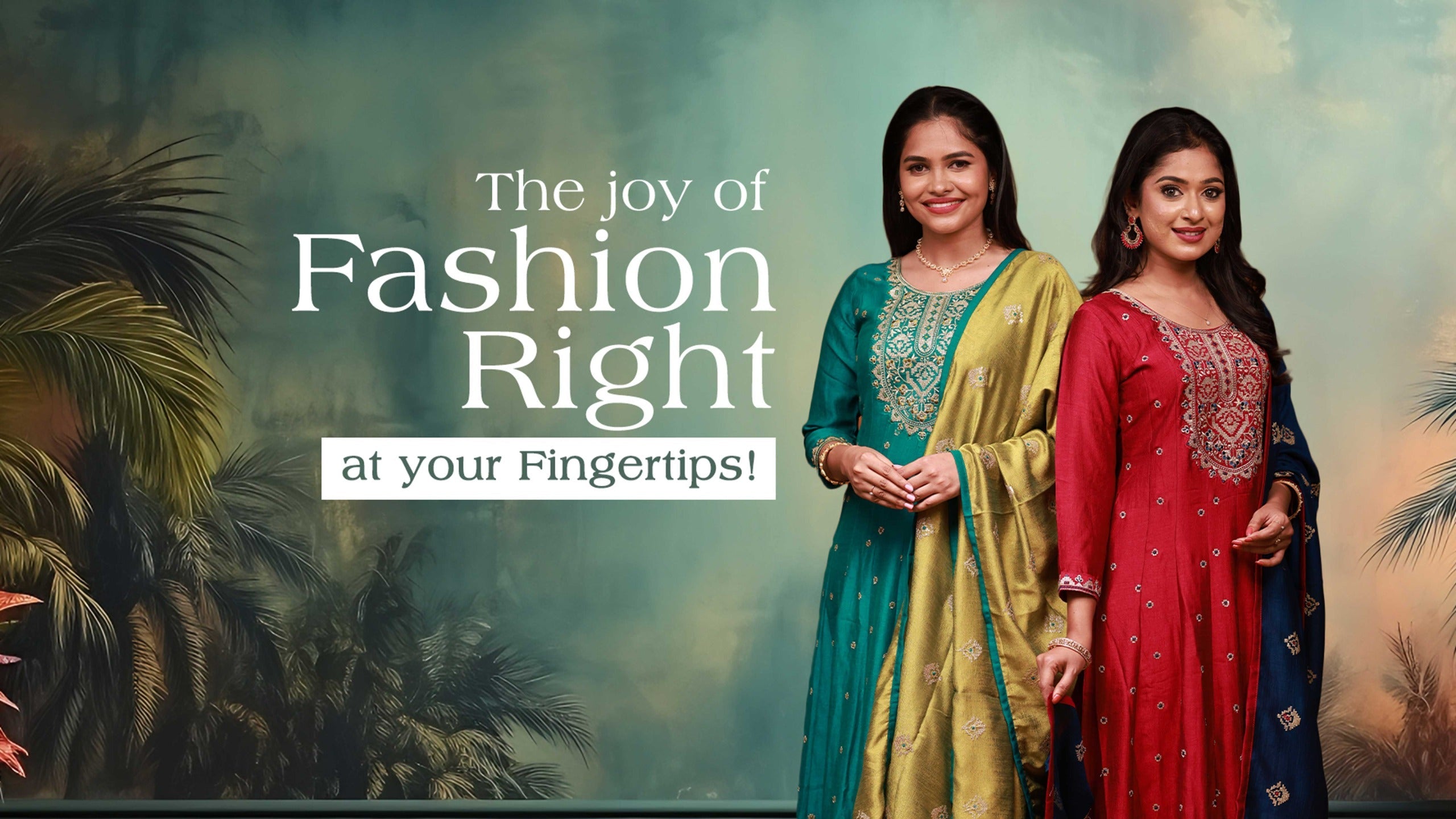 Shop with Theni Anantham and get the joy of fashion right at your fing ...